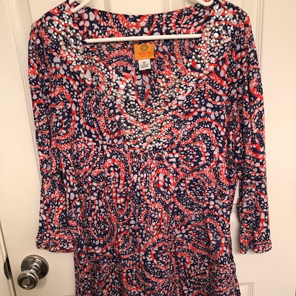 Ruby Rd. | Tops | Adorable 34 Length Sleeve Tunic Top | Poshmark